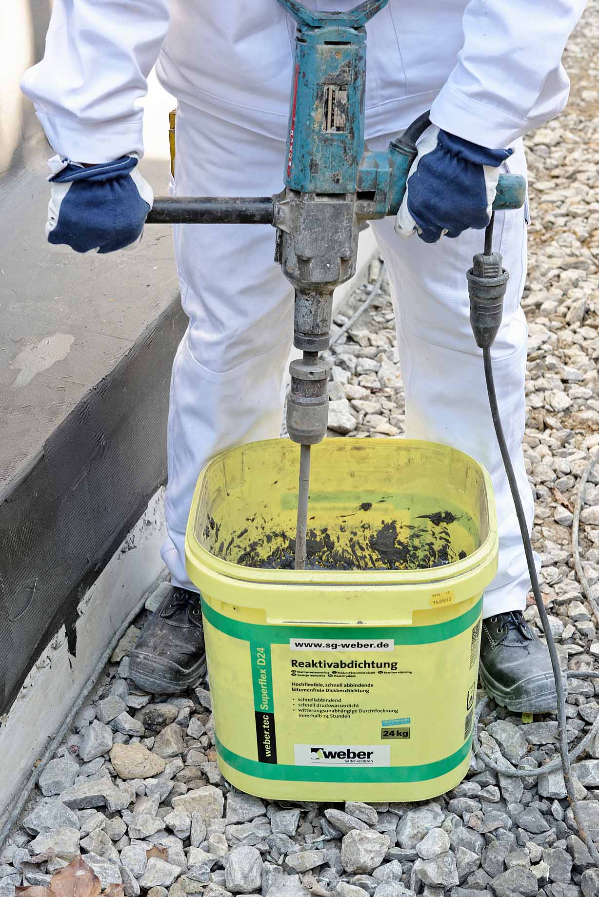 Verlängerte Verarbeitungszeit von weber.tec Superflex D 24 druch weber flextime | Saint-Gobain ...